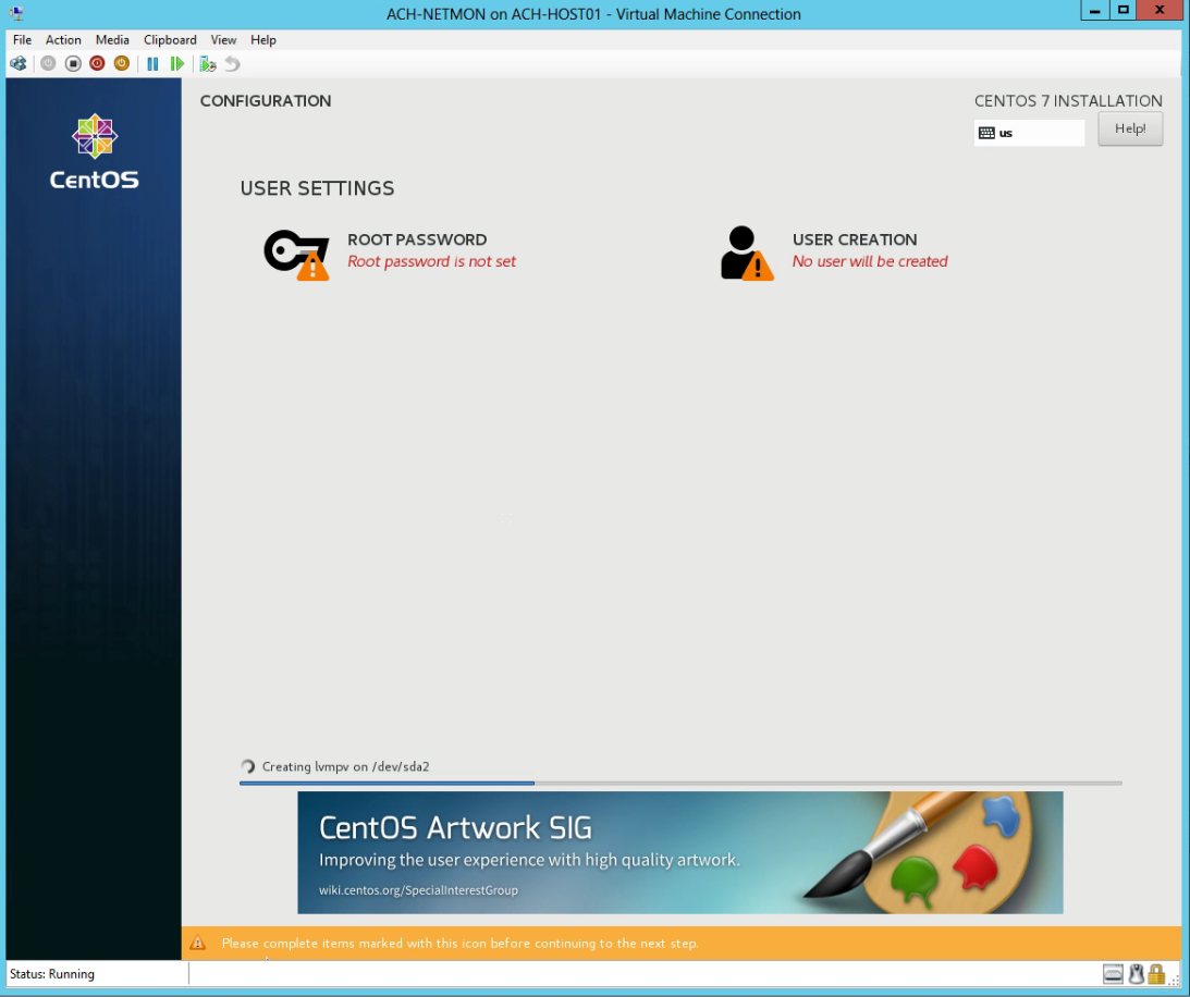 CentOS 7 Minimal Installation on Hyper-V | Alexander C. Hubbard