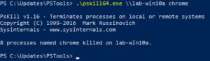 PSTools Basic Commands and Overview | Alexander C. Hubbard