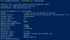 PSTools Basic Commands and Overview | Alexander C. Hubbard